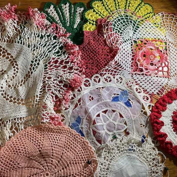 Colored Doilies - Etsy