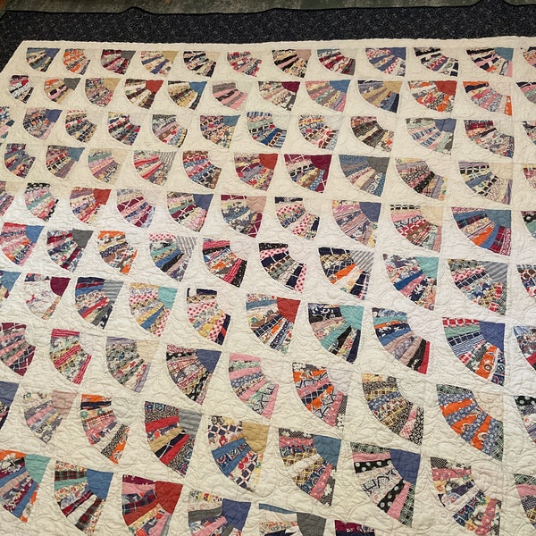 Vintage Fan Quilt - Etsy