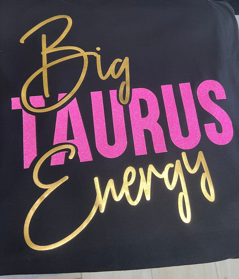 Zodiac Sign Shirt, Big Taurus Energy Shirt, CHOOSE Your Zodiac Sign ...