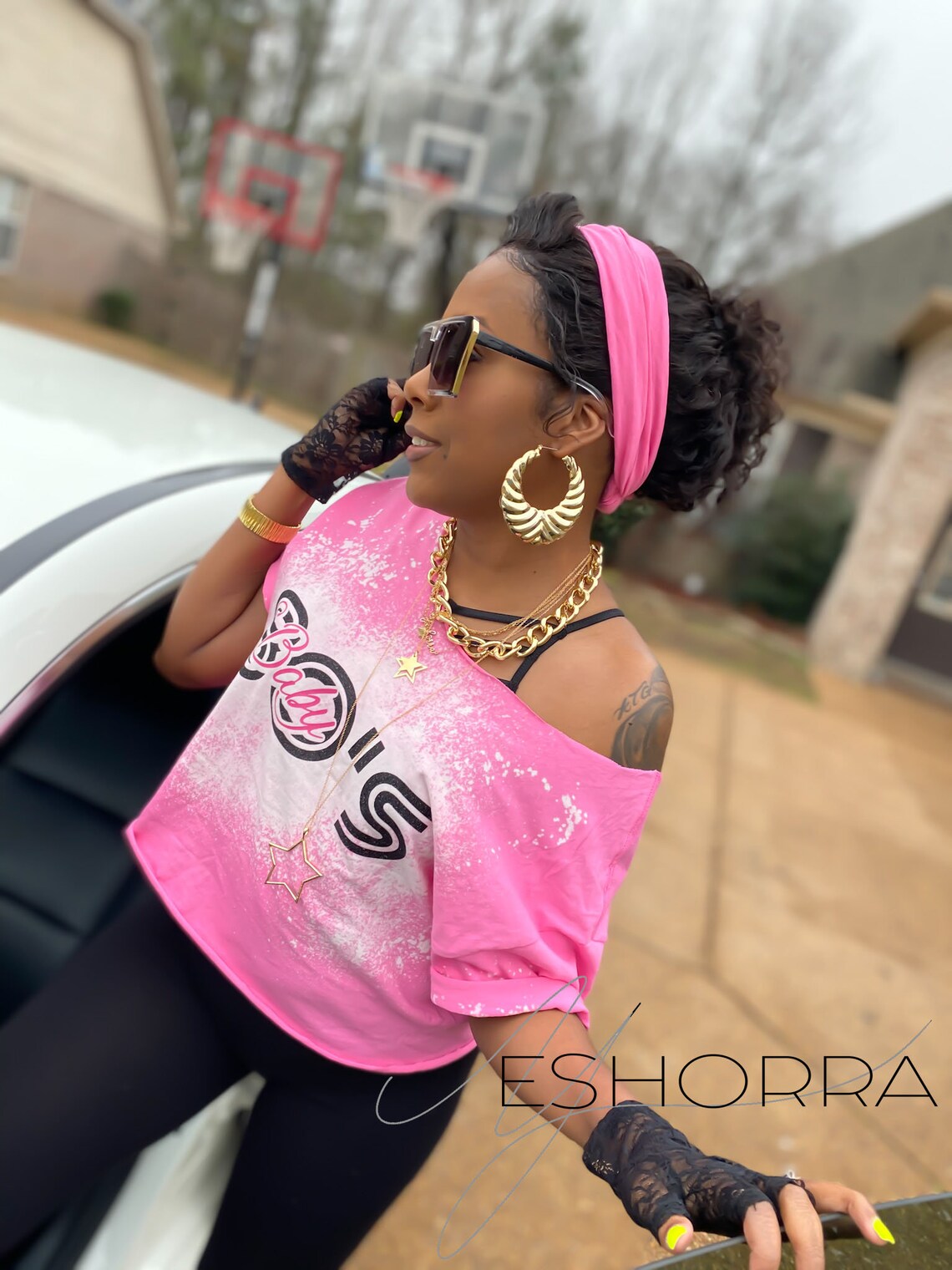 80s Baby Crop Top 80s Party Shirt Bleached Distressed - Etsy