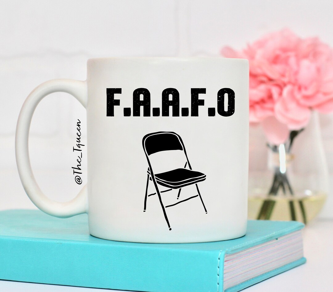 FAAFO Folding Chair Mug, Funny Christmas Gifts, Funny Office Gifts ...