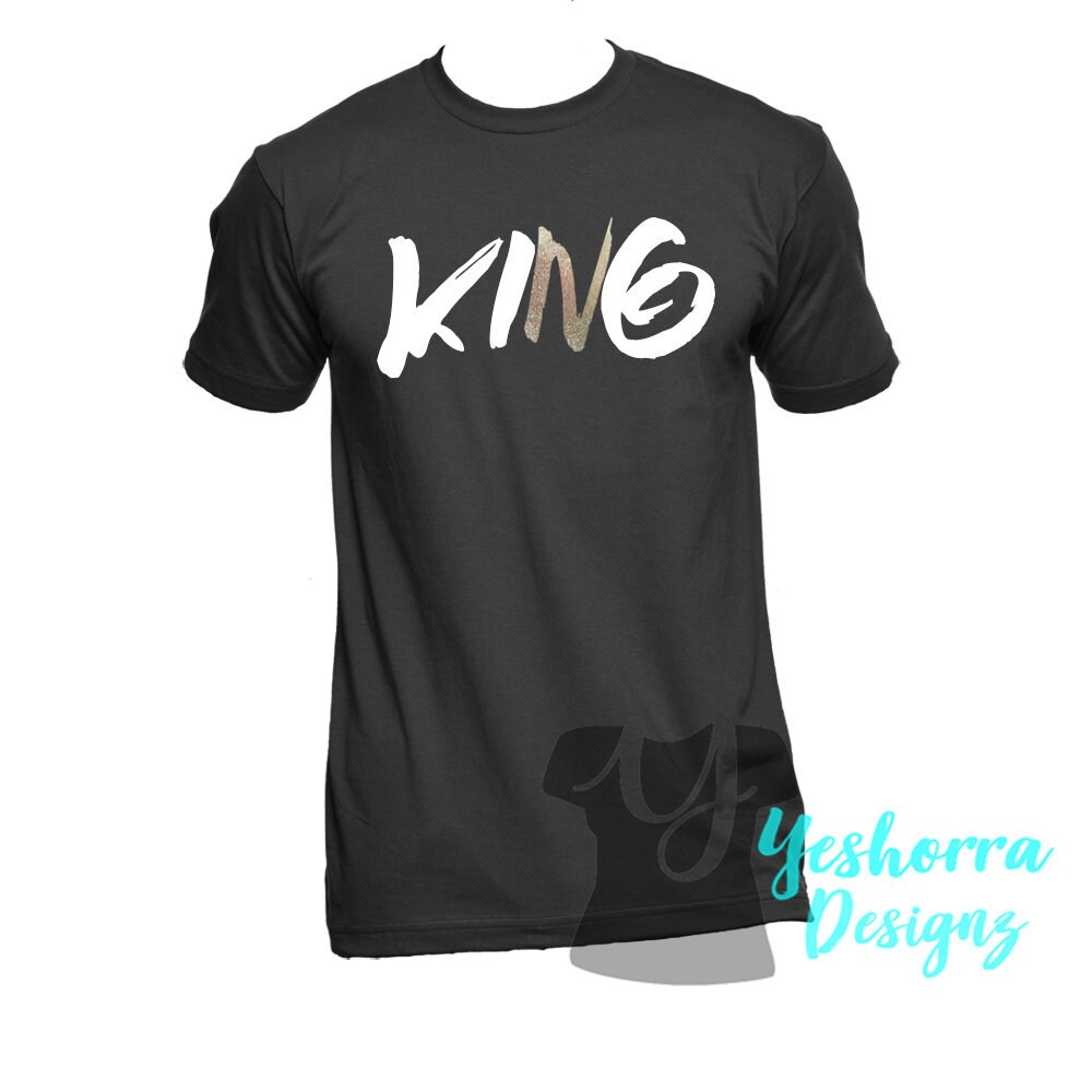 Men's King Shirt Men's T-shirts Men's Graphic - Etsy Singapore