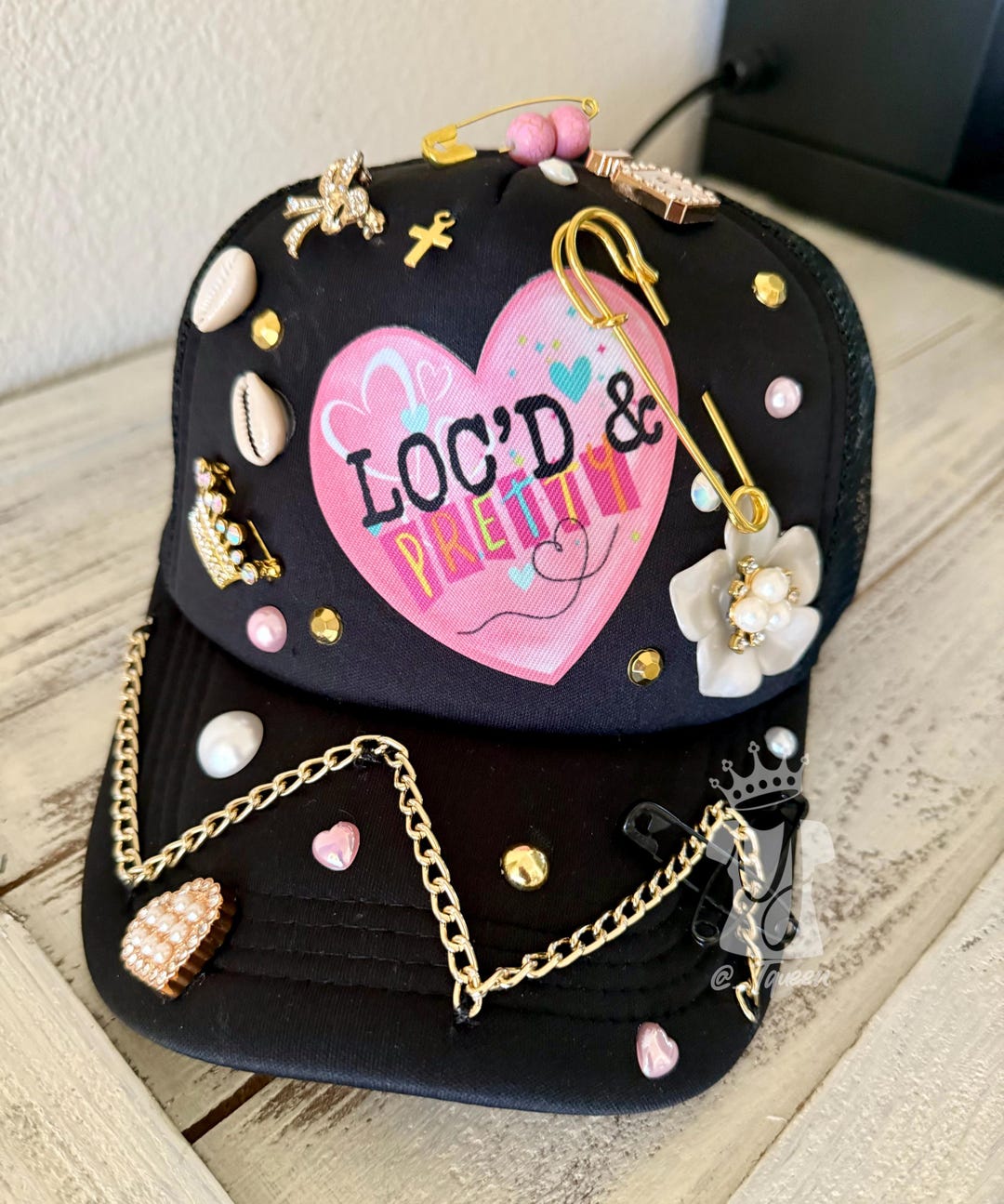 Loc'd and Pretty Junk Hat, Loc Junk Hat, Locs Trucker Hat - Etsy