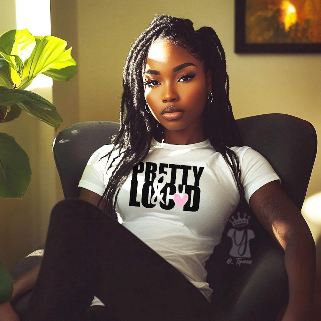 Loc T-shirt, Pretty & Loc'd, Loc'd Shirt, Loc Gifts, Christmas Gifts - Etsy