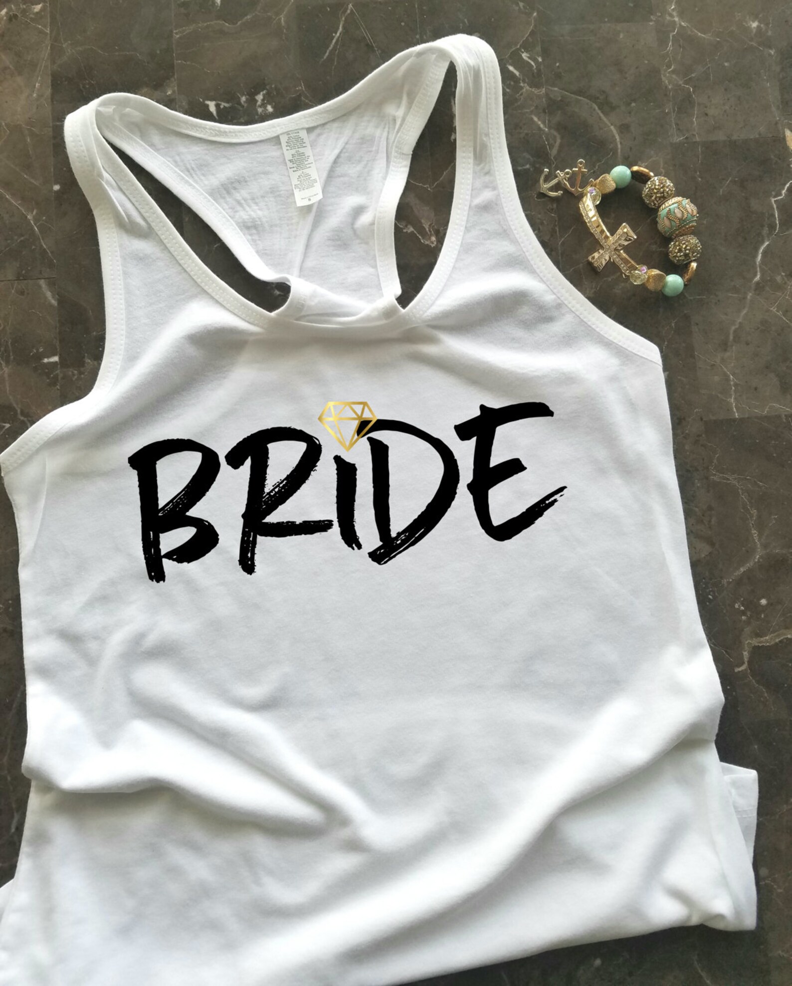 Bride Tank, Bride Tank Top, Bridal Party Tanks, Party Favors for ...