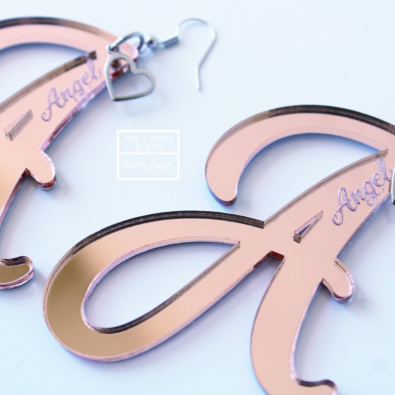 Earrings With Words - Etsy