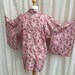 Vintage JAPANESE - HAORI Jacket - Pale Pink KIMONO - Deep Purple ...