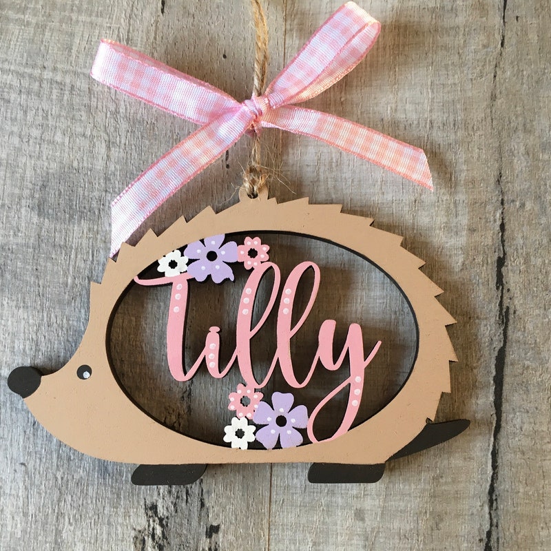 Hedgehog Plate - Etsy