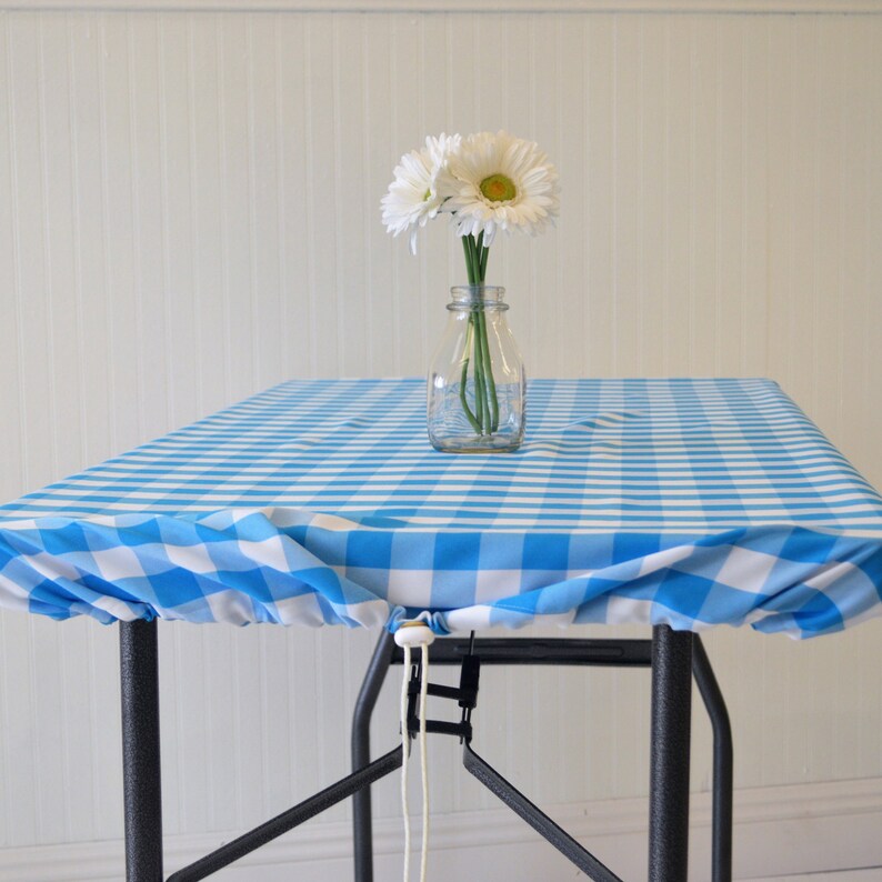 Aqua Tablesnugg the Original Drawstring Tablecloth to Secure Your ...