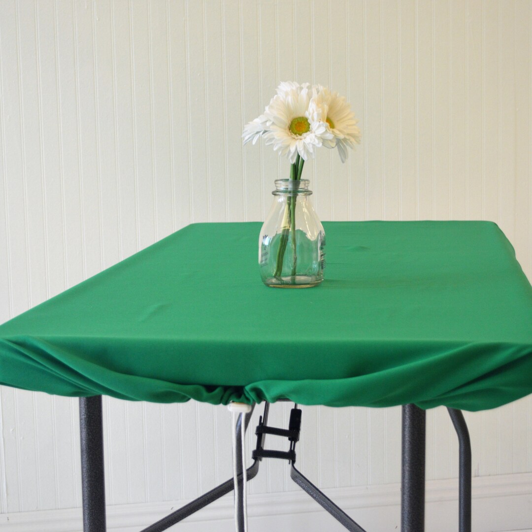 Kelly Green Solid Tablesnugg the Original Drawstring Tablecloth to ...