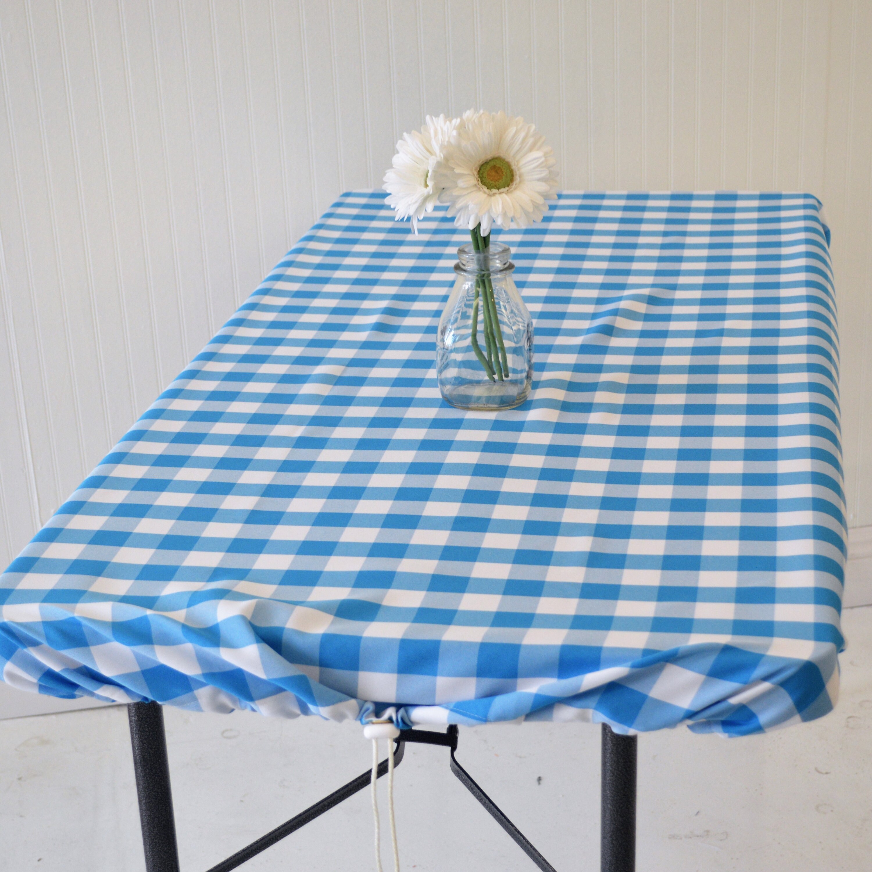Aqua Tablesnugg the Original Drawstring Tablecloth to Secure Your ...