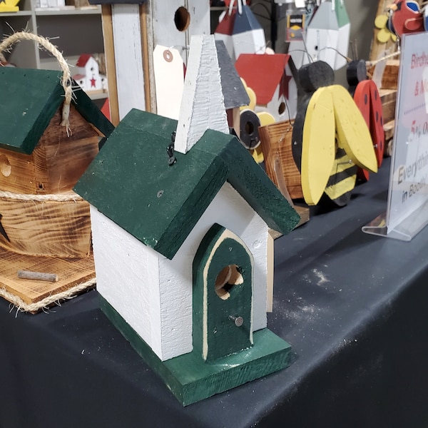 Church Bird House - Etsy