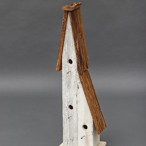 Extra Large Reclaimed Wood Birdhouse: Rustic Garden Decor (39 In) - Etsy