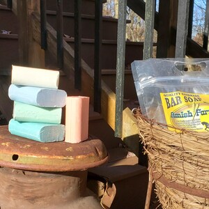 Amish Farms Handmade Natural Soap Bar for Face and Body, Scented Soap ...