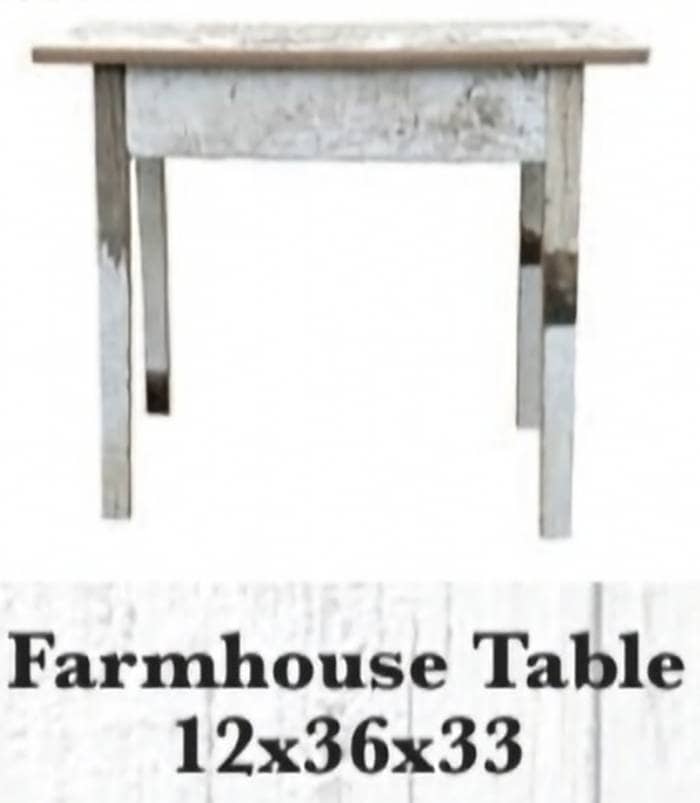 Rustic Reclaimed Barn Wood Side Table: Farmhouse Decor - Etsy
