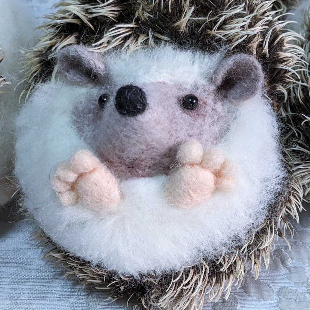 How to Needle Felt a Hedgehog Tutorial & Pattern Instant Download PDF ...