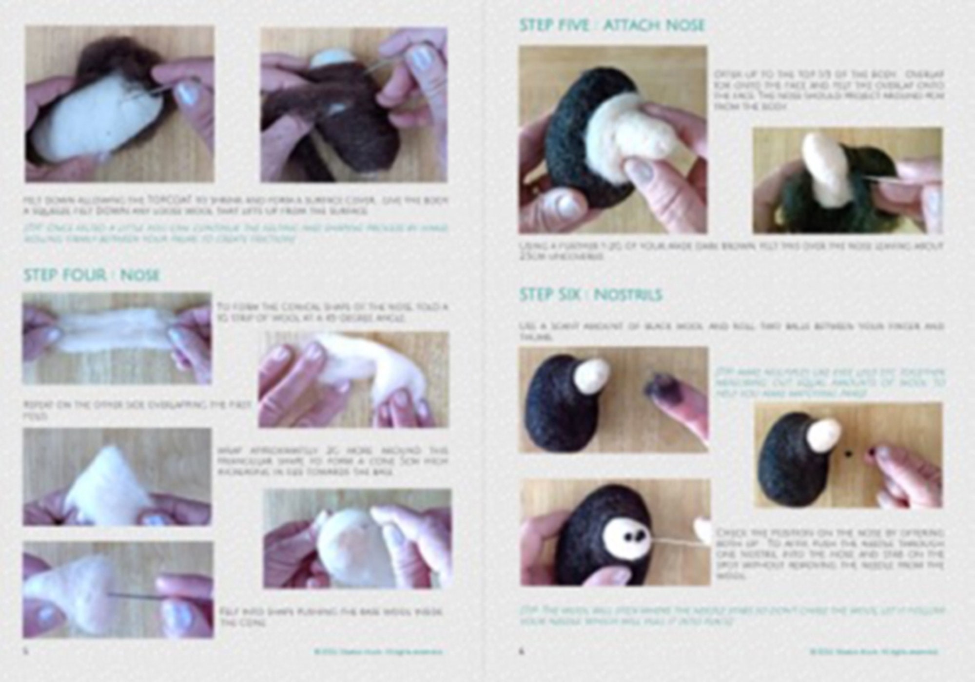 How to Needle Felt a Mole Tutorial Instant Download PDF - Etsy