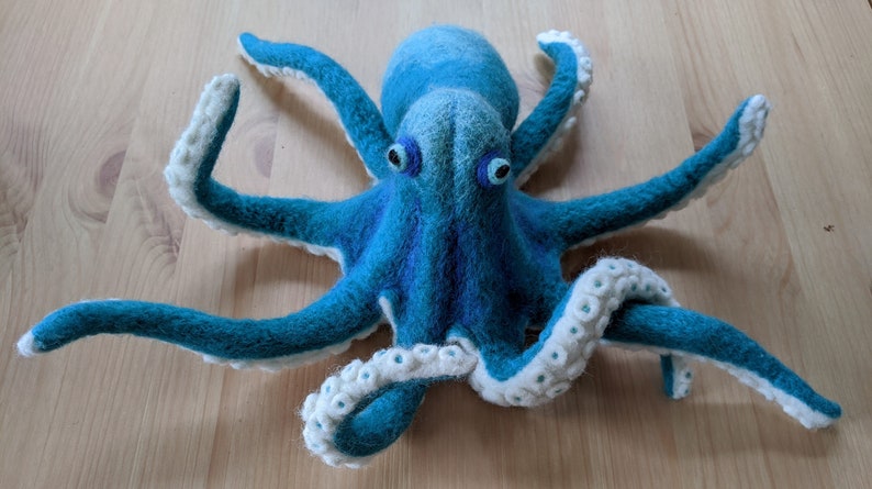 How to Needle Felt an Octopus Tutorial Instant Download PDF - Etsy