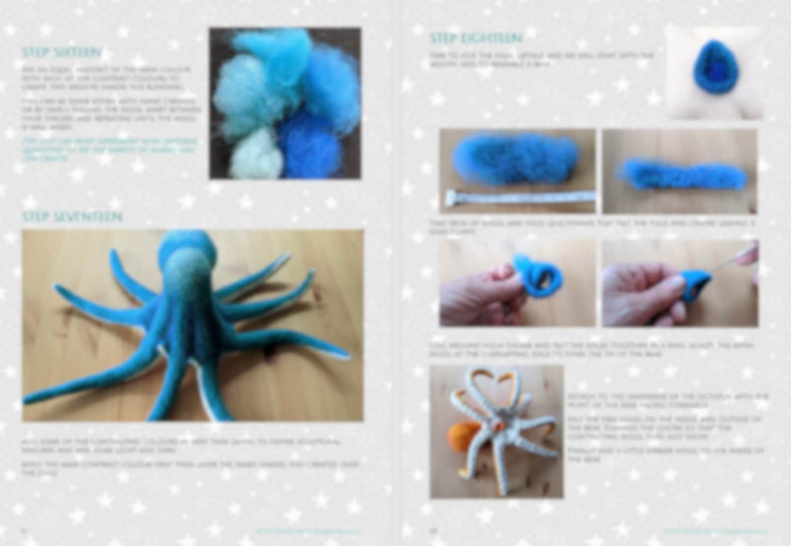 How to Needle Felt an Octopus Tutorial Instant Download PDF - Etsy