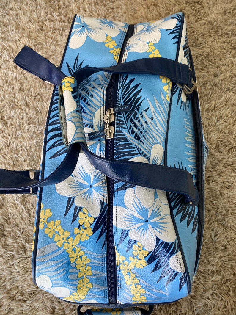 Vintage Roxy Duffel Bag Style Rolling Suitcase. - Etsy