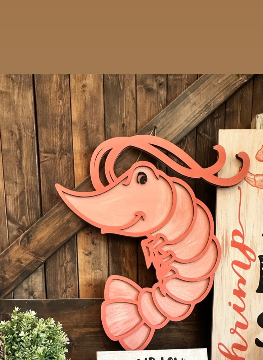 Shrimp Door Hanger for Shrimp Fest - Etsy