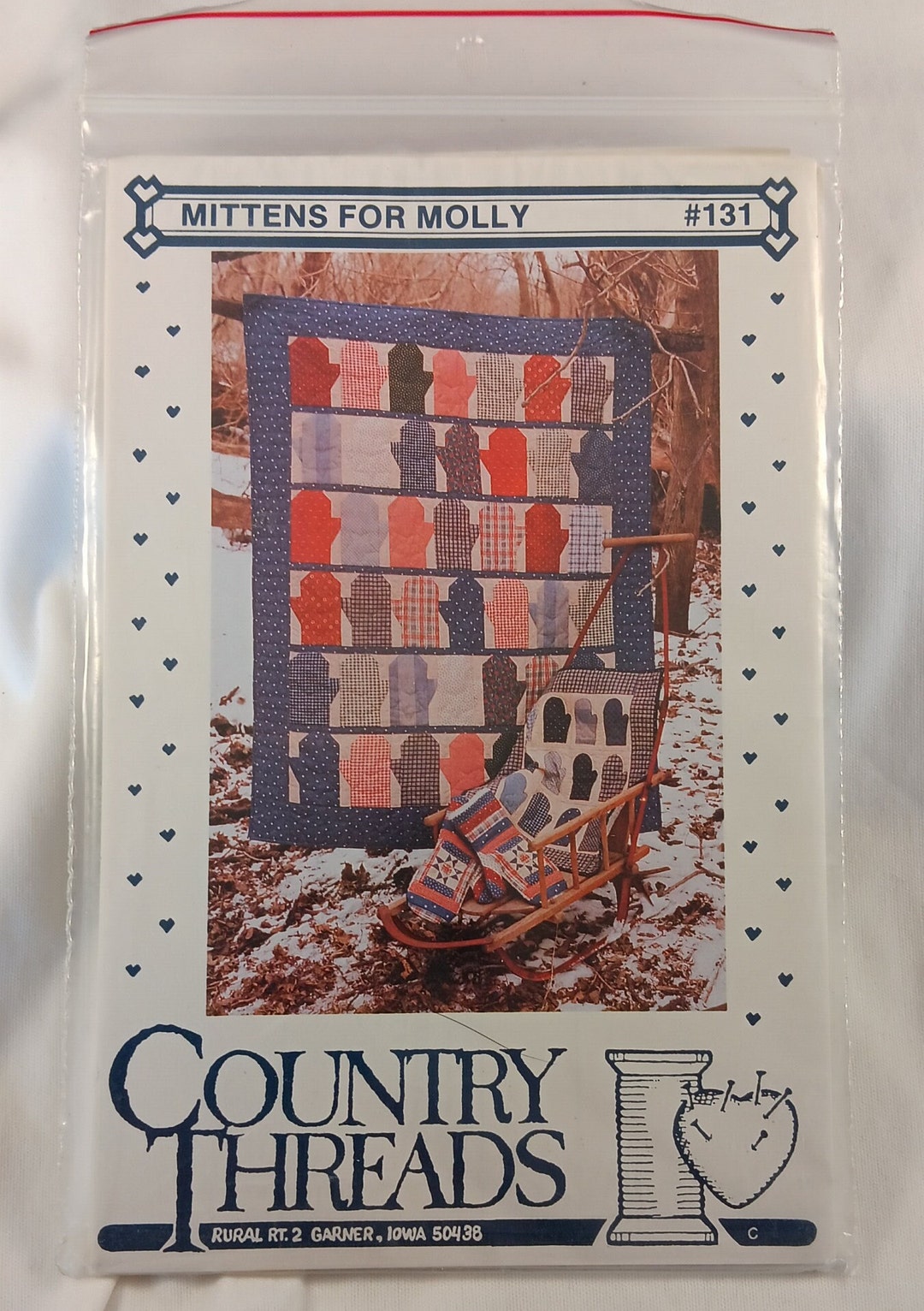 Mittens for Molly Country Threads Lap Robe Mini Mitten Quilt - Etsy