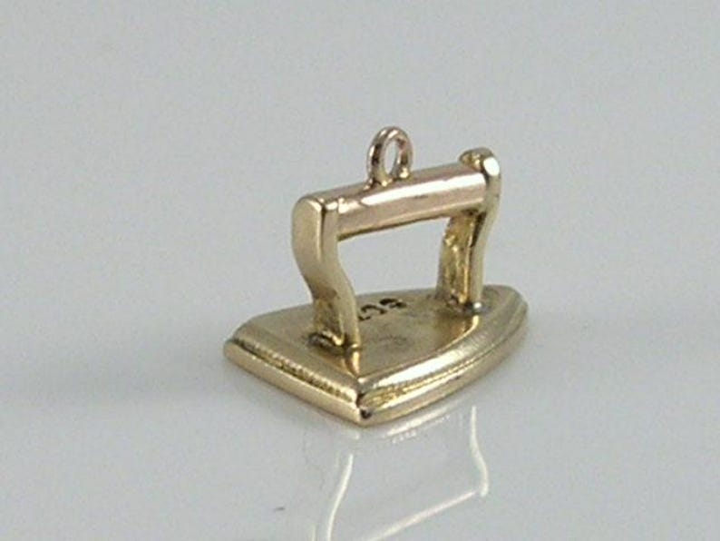Vintage 9ct Gold Laundry Iron Charm - Etsy Australia