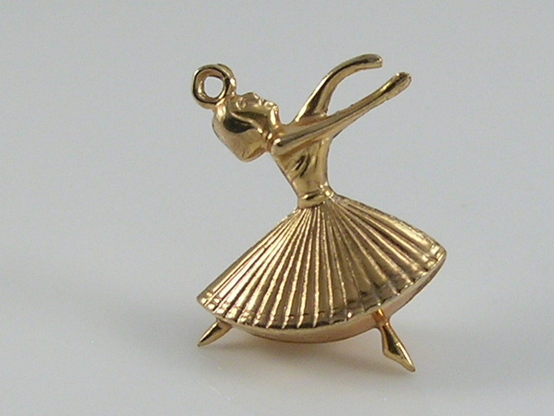 Vintage 3D 9ct Gold Ballerina Dancer Charm H/MK 1979 FM - Etsy UK