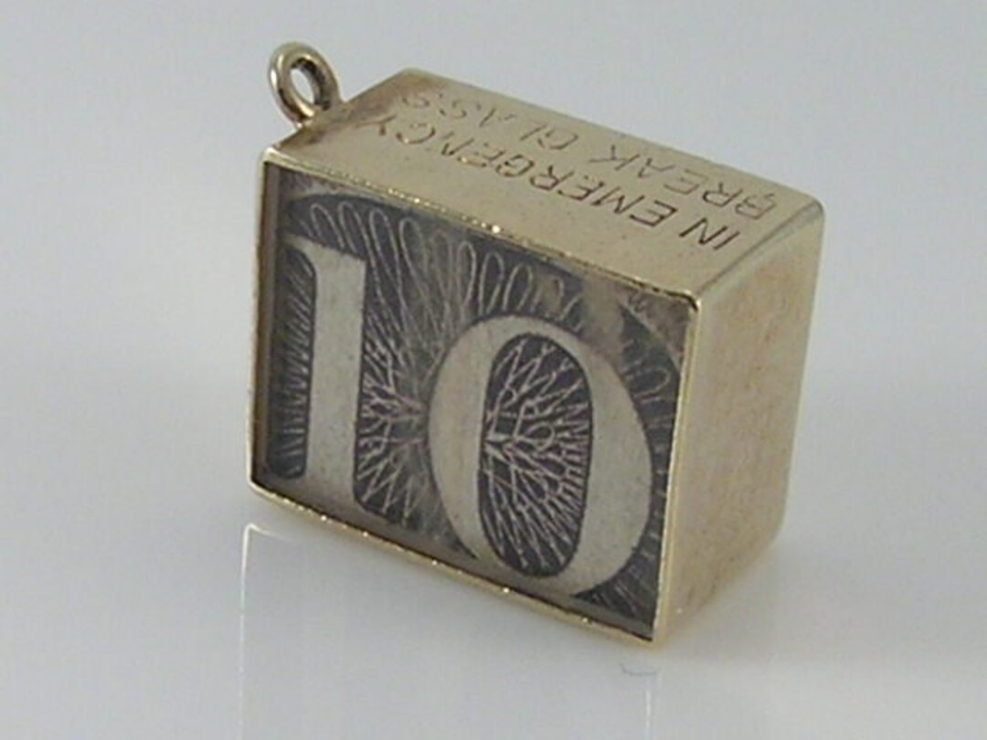 Vintage 3D 9ct Gold 10 Ten Pound Note Charm. H/MK 1969 - Etsy