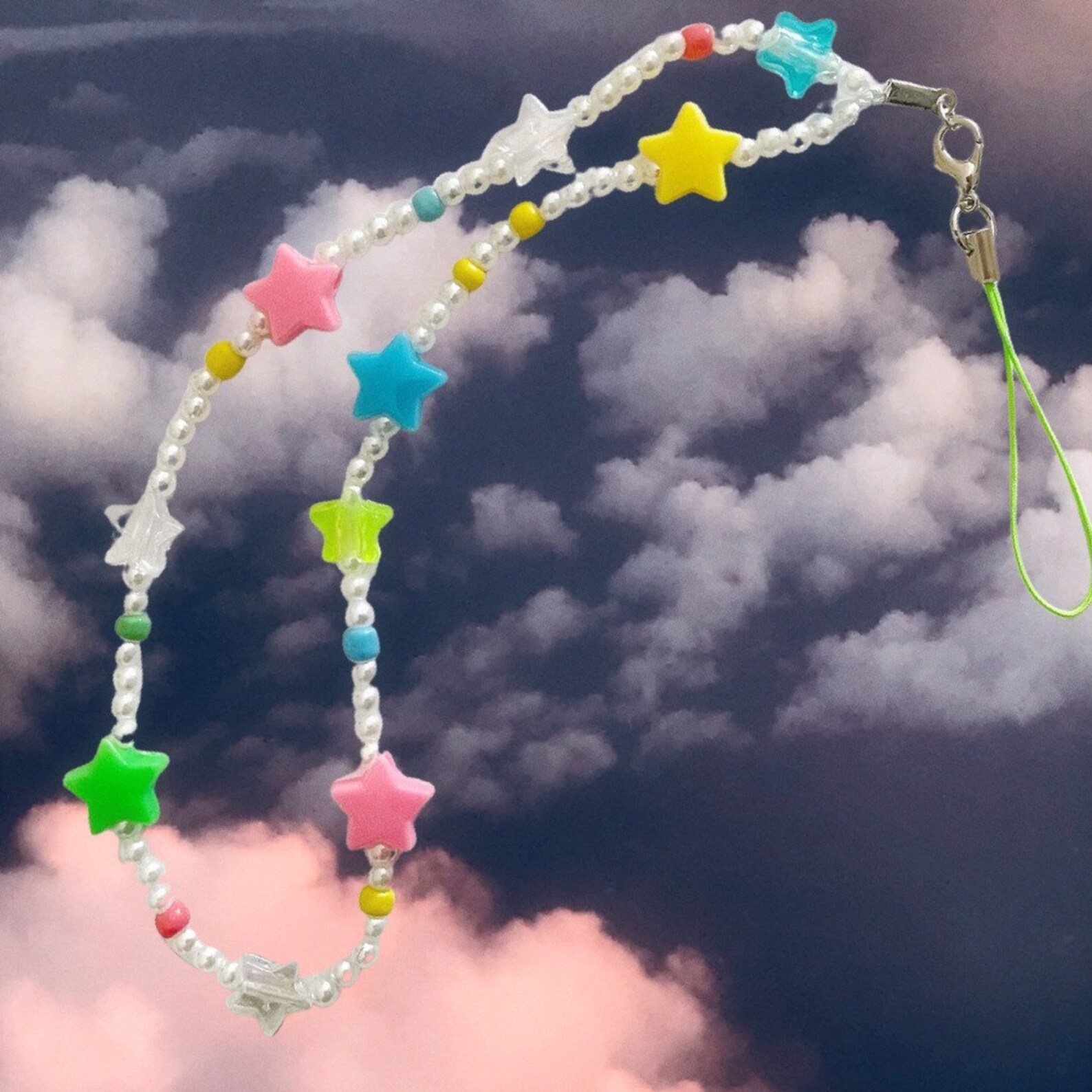 Pastel Star Y2k Phone Charm - Etsy UK