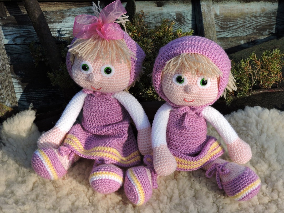 Amigurumi Crochet Pattern Masha the Russian Girl Amigurumi Doll Masha ...
