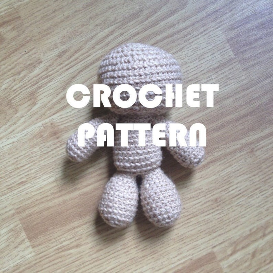 PATTERN Crochet Customizable Chibi Doll Blank Doll to Make Into ...