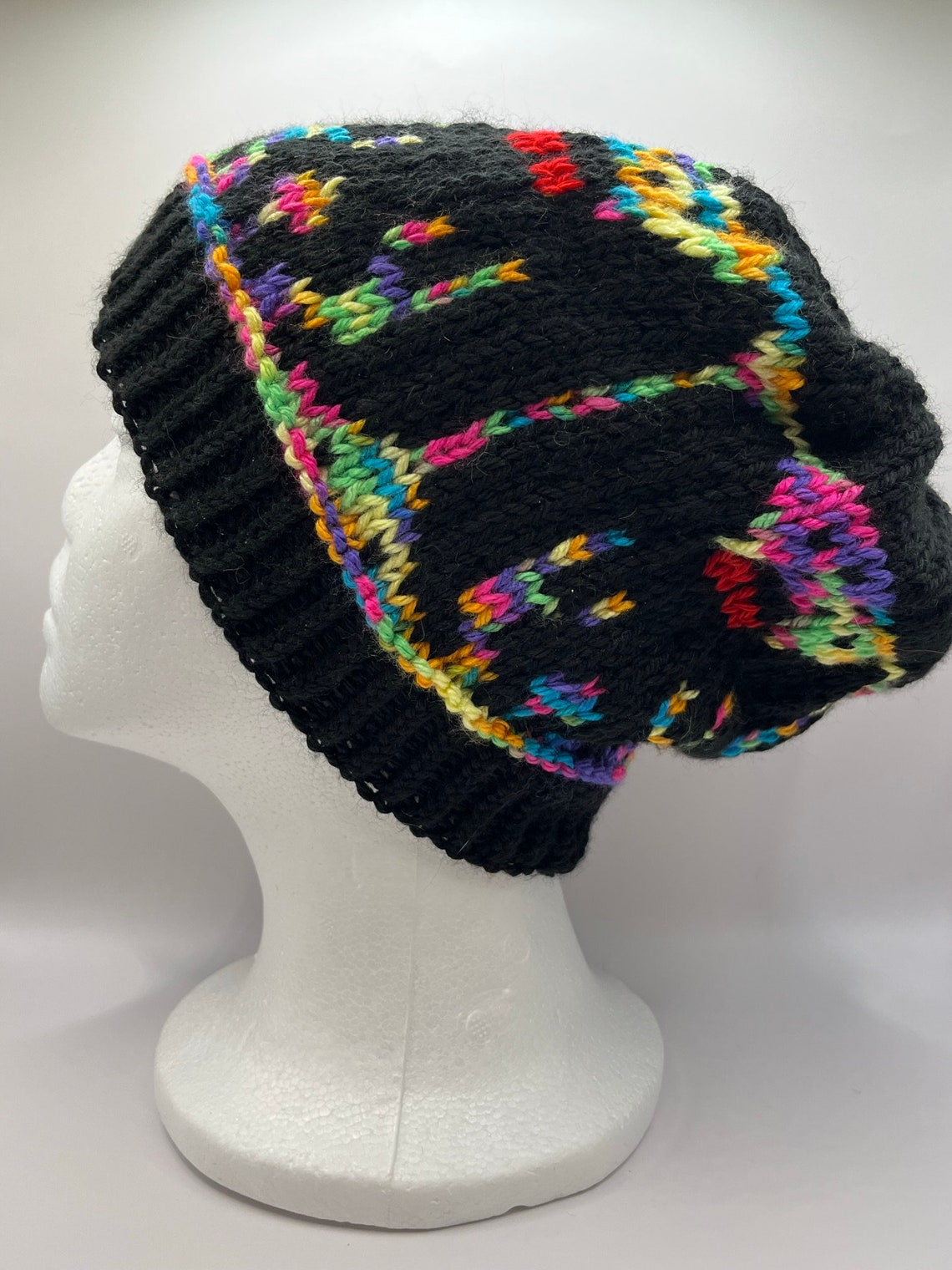 PATTERN Mothman Knit Hat - Mothman or Maybe Sandhill Crane Size ...