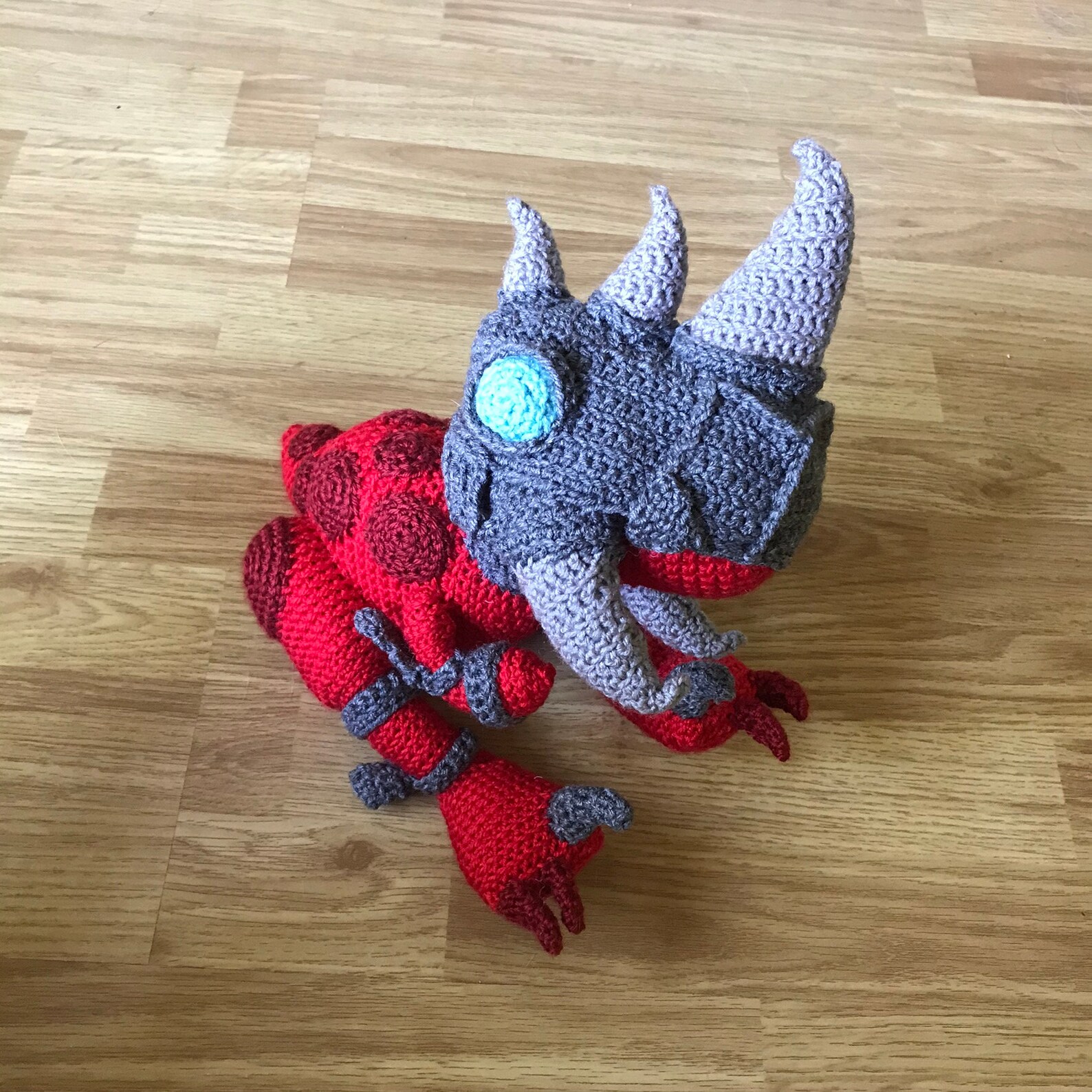 PATTERN - Baby Armored Zandalari Raptor Crochet Amigurumi - World of ...