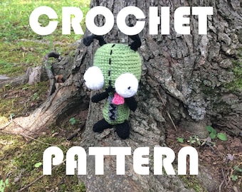 Gir Invader Zim Amigurumi Pattern - Etsy