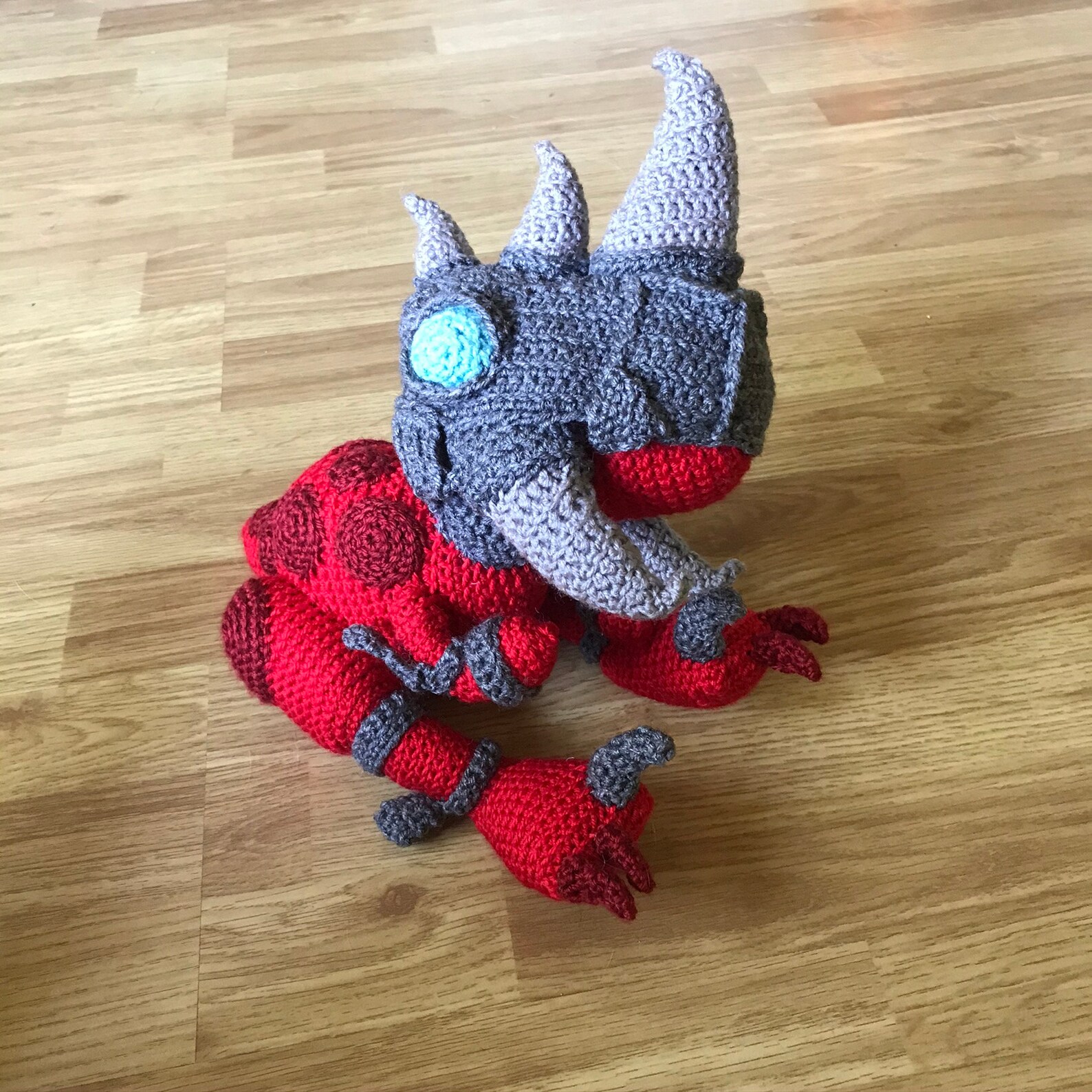 PATTERN - Baby Armored Zandalari Raptor Crochet Amigurumi - World of ...