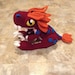 PATTERN - Baby Feathered Zandalari Raptor Crochet Amigurumi - World of ...