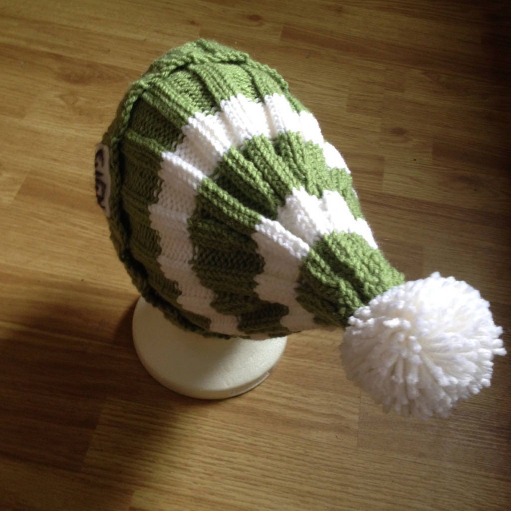 PATTERN: How to Knit Your Own Bobble Hat or Sporty Bobble Hat - Etsy ...