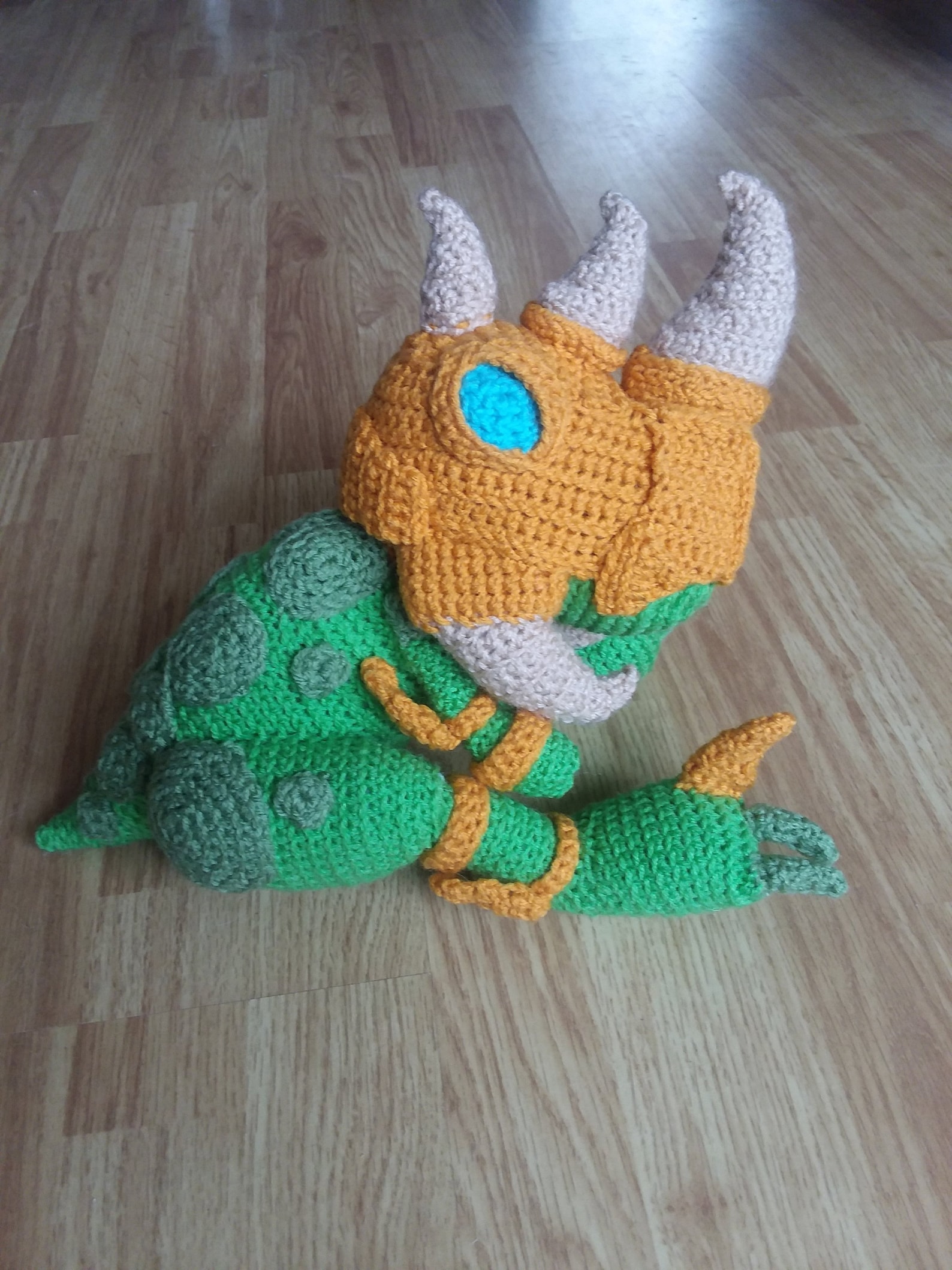 PATTERN - Baby Armored Zandalari Raptor Crochet Amigurumi - World of ...