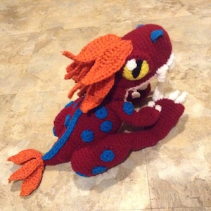 PATTERN - Baby Feathered Zandalari Raptor Crochet Amigurumi - World of ...
