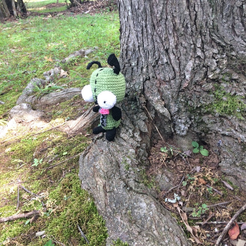 PATTERN Invader Zim Cartoon GIR Dog Disguise Amigurumi - Etsy