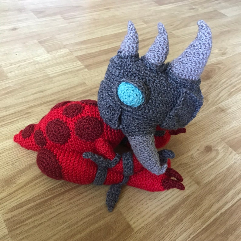 PATTERN - Baby Armored Zandalari Raptor Crochet Amigurumi - World of ...