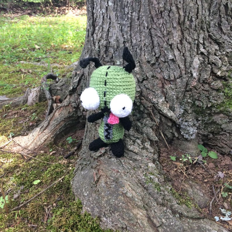 PATTERN Invader Zim Cartoon GIR Dog Disguise Amigurumi - Etsy