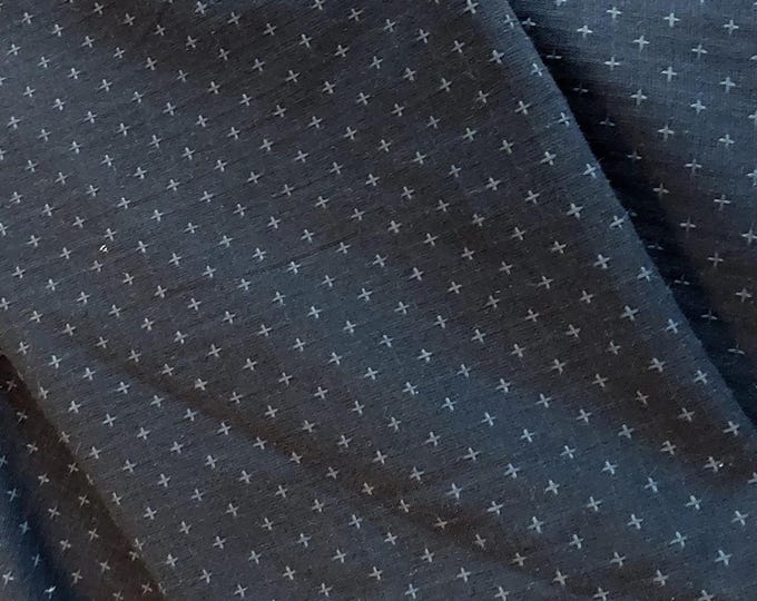 Manchester Embroidered Cotton Fabric in Slate by Diamond Textiles ...