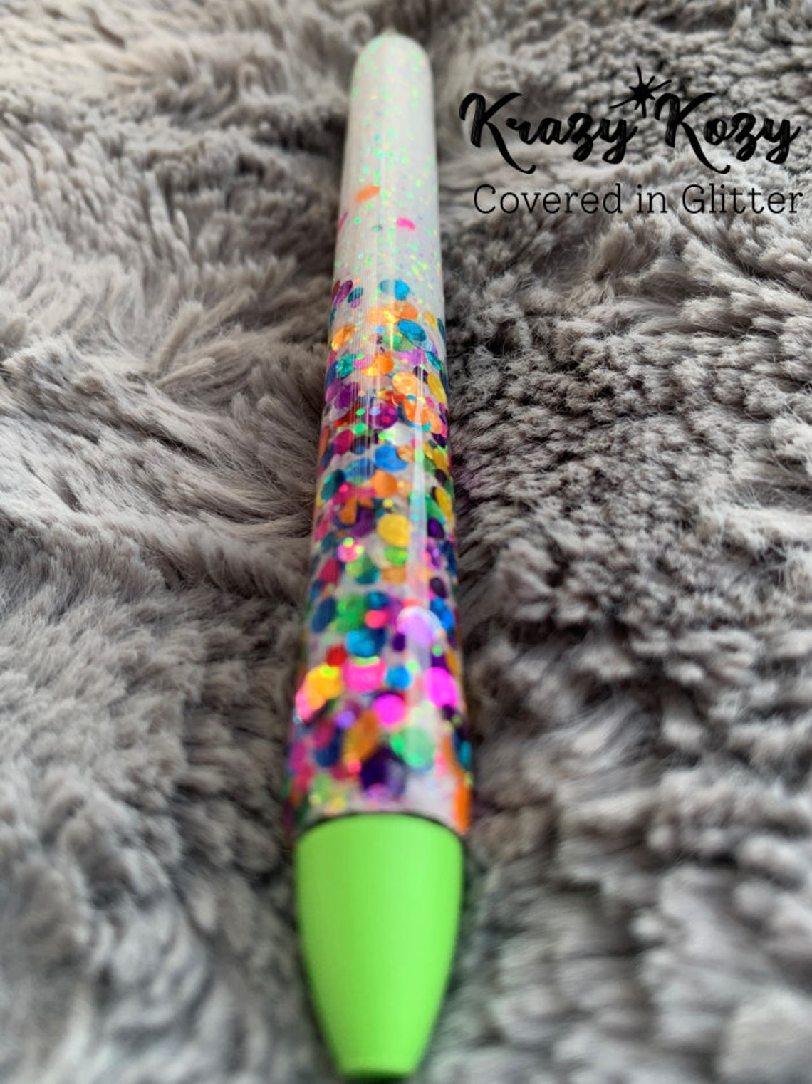 HAPPY Birthday-multi Color Confetti Chunky Glitter With White - Etsy