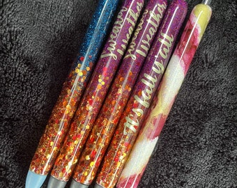 FALL Leavesseasonal Orange Red Brown Chunky Glitter With - Etsy