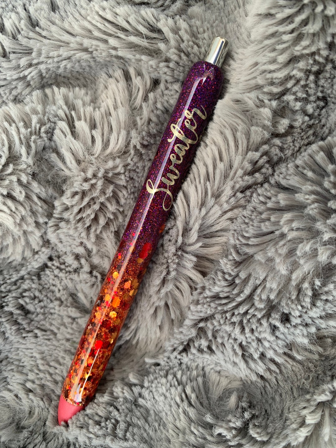 FALL Leaves(seasonal)- Orange Red Brown Chunky Glitter With Plum Purple ...