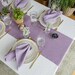 LIGHT LILAC Linen Table Runner Light Lavender Heavier Weight Linen ...