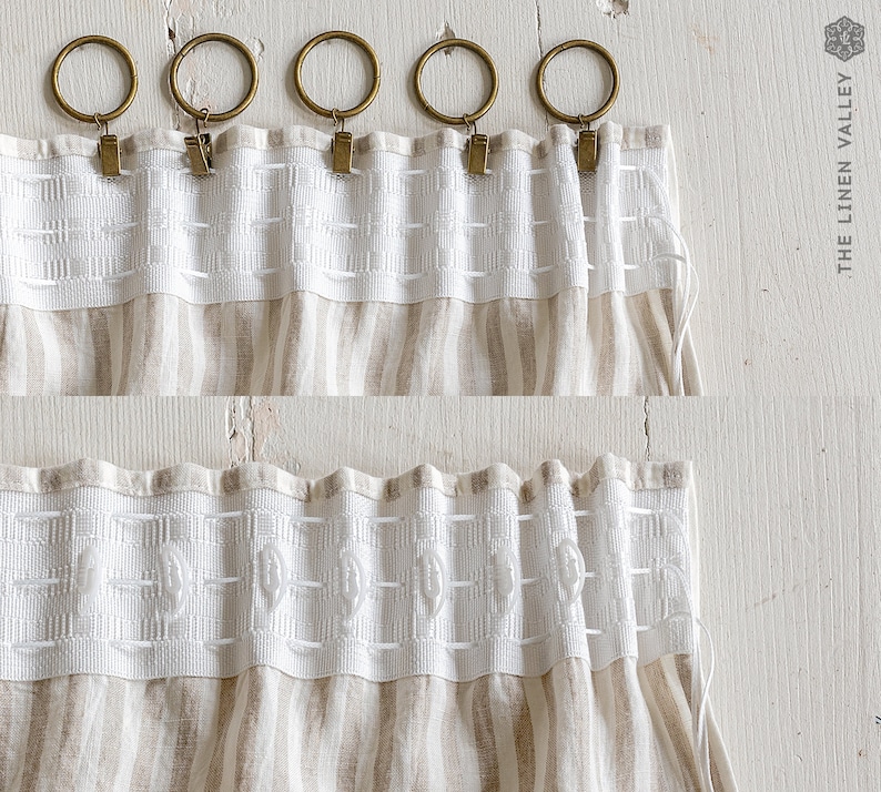 Amber Yellow Linen Curtain (1 Pcs) Ochre Yellow/ Rich Mustard Heavier ...