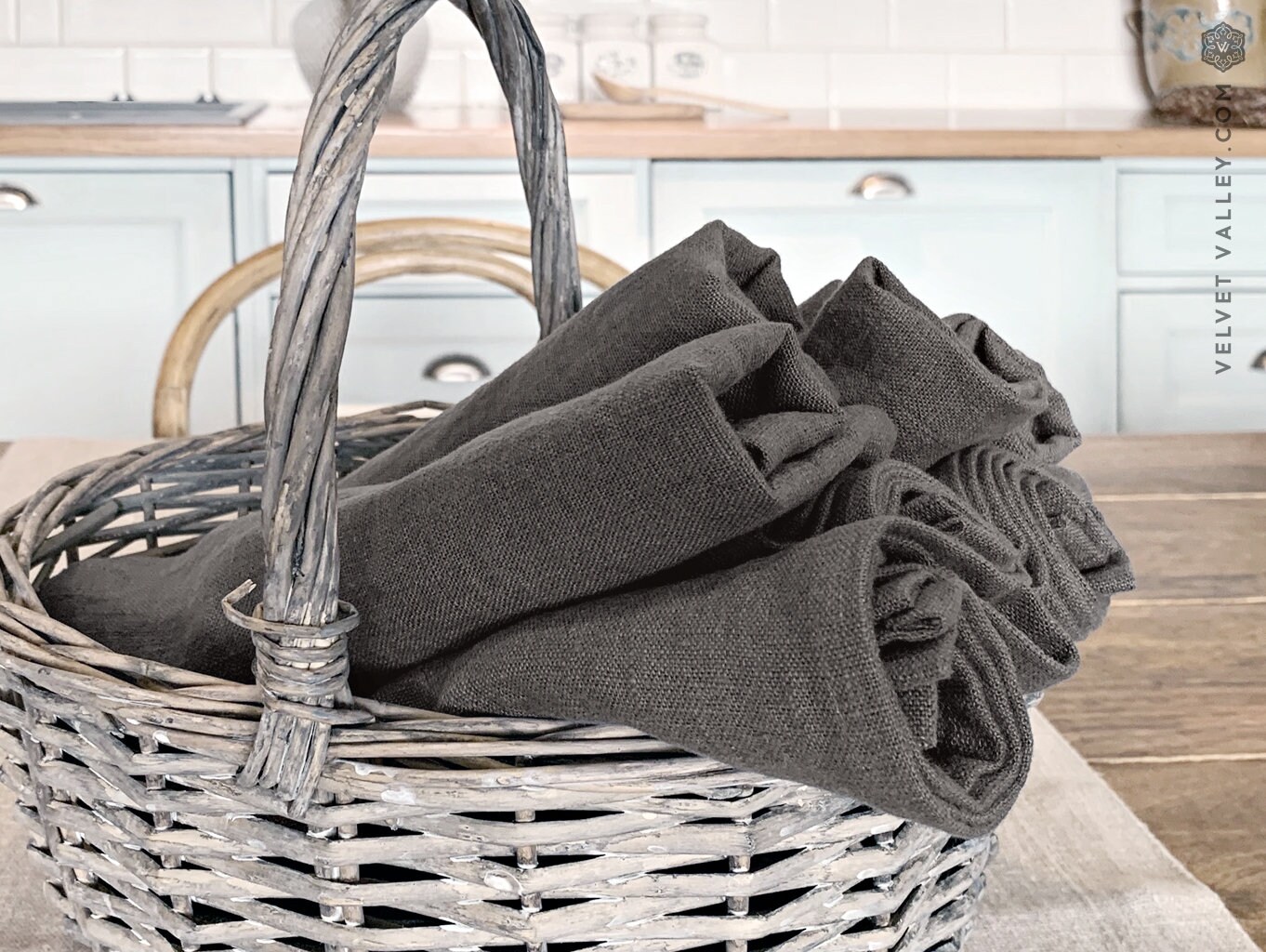 Gray Napkins - Etsy